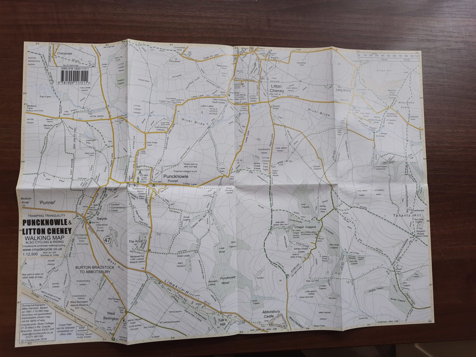 Punknowle & Litton Cheney Walking Map - Bridport & West Bay