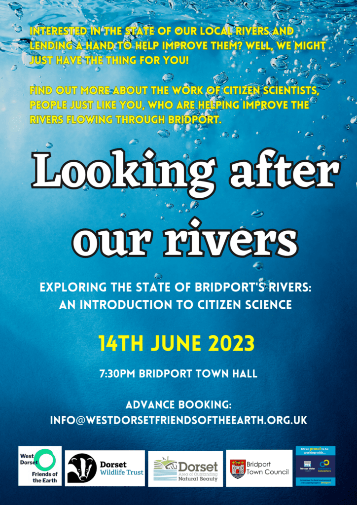 Looking after our rivers poster - Bridport & West Bay